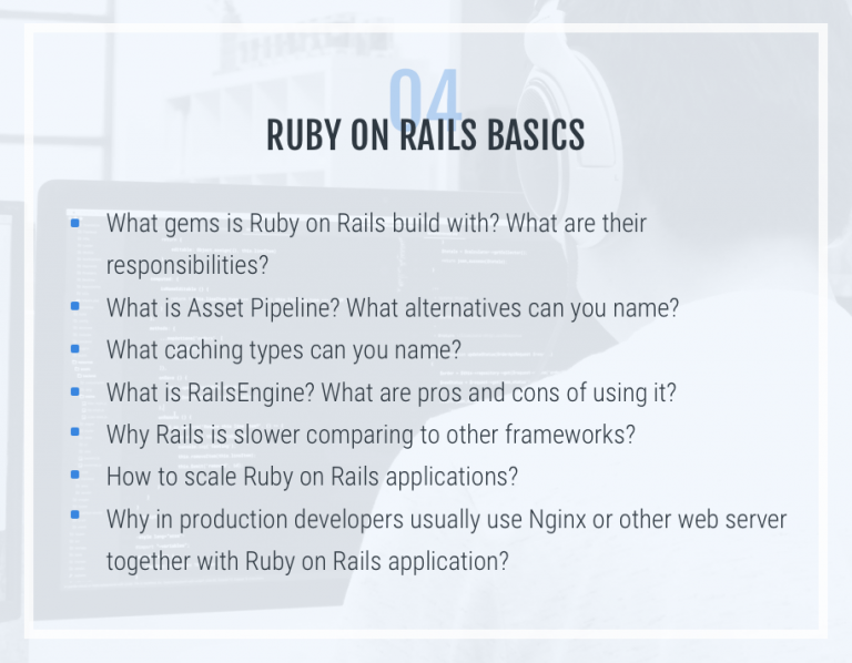 Top Ruby On Rails Interview Questions For Hiring Developers 2024